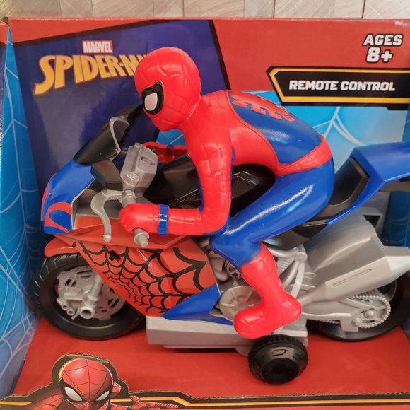 Toys | Spiderman Remote Control Motobike Spiderman Motorcycle Spiderman ...
